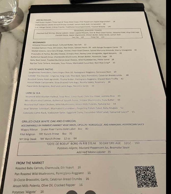 Menu, Hours & Prices at Spago by Wolfgang Puck | Bellagio Las Vegas